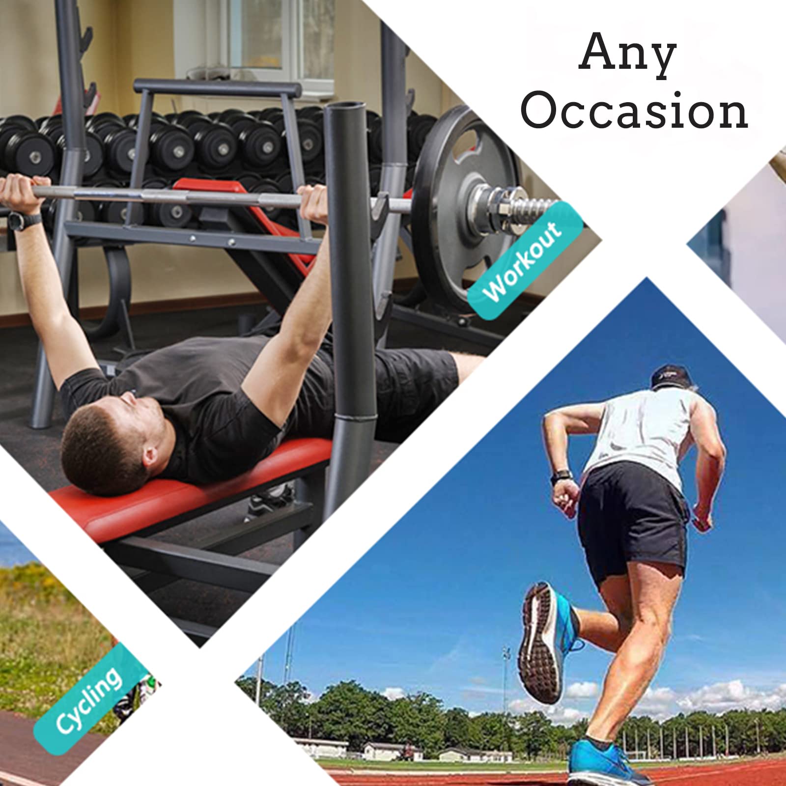 ABTIOYLLZ Men's Compression Shirts Athletic Cool Dry Short Sleeve for Men Workout T-Shirts Base Layer Undershirt