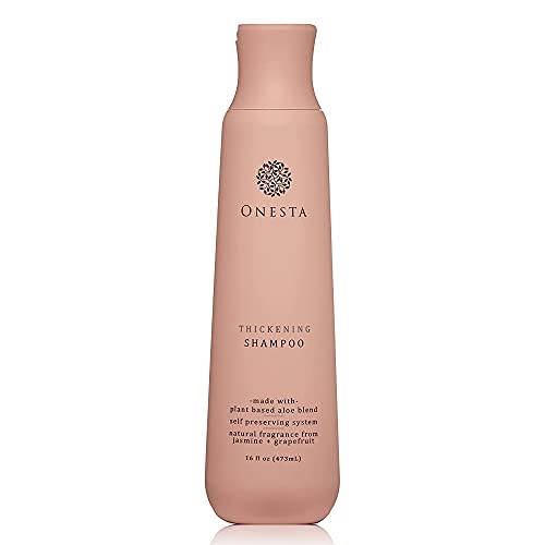 Onesta Hair Care Plant Based Thickening Shampoo for Fine and Thinning Hair, 16 Ounces (Pack of 1)