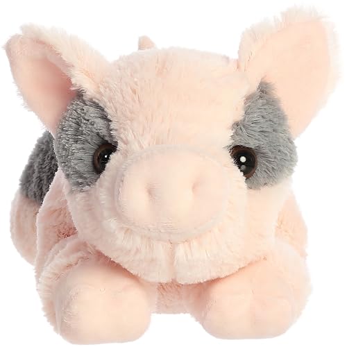 Aurora® Adorable Flopsie™ Tidbit Mini Pig™ Stuffed Animal - Playful Ease - Timeless Companions - Pink 12 Inches