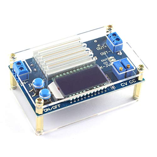 DZS Elec DC-DC Buck Converter Module 5.3-32V 24v to 1.2-32V 5v 9v 12v 12A 160W Large Power Adjustable Step Down Voltage Regulator CC CV Power Supply with LCD Display