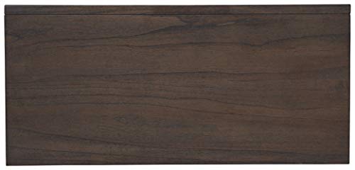 Signature Design by Ashley Brueban Transitional Contemporary 5 Drawer Chest with Dovetail Construction, Chestnut Brown
