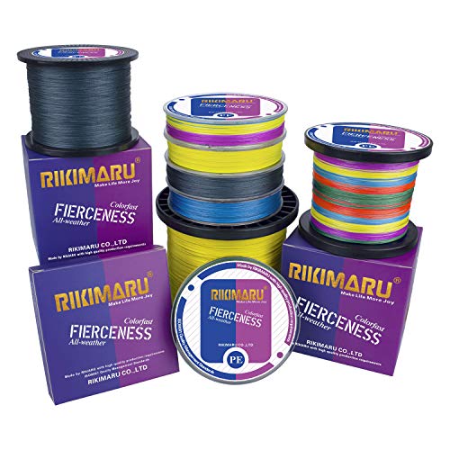 Braided Fishing Line Abrasion Resistant Superline Zero Stretch&Low Memory Extra Thin Diameter Green 327Yds,20LB