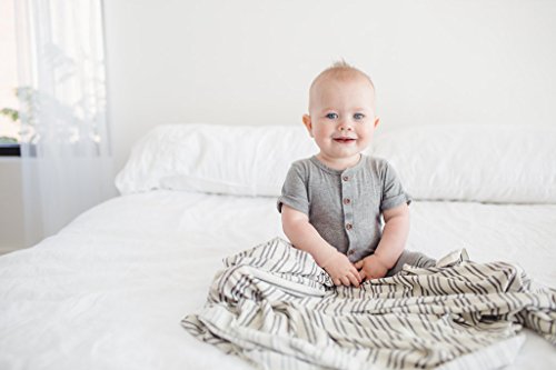 Copper Pearl Large Premium Knit Baby Swaddle Receiving Blanket Midtown