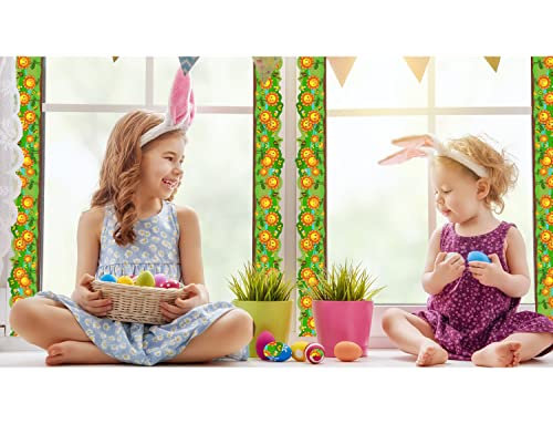65.6ft Sunflower Bulletin Board Borders Straight Rolled Border Trim Decoration for School Classroom Offices Blackboards Drawing Boards Desks Windows Doors