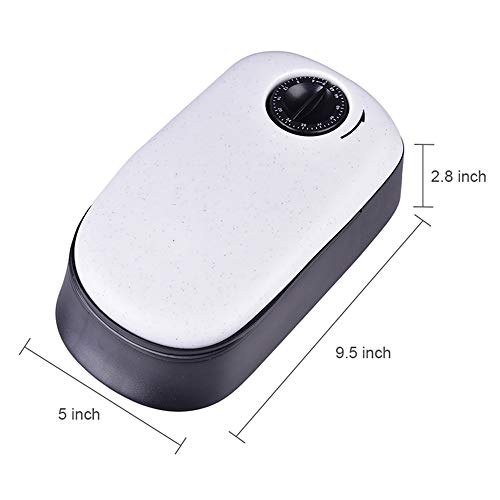 ZZK Automatic Pet Feeder Dog Timer Feeder Cat and Dog Pet Dry Food Dispenser Washing Bowl Convenient Dog Cat Feeding Bowl 48-Hour Timer