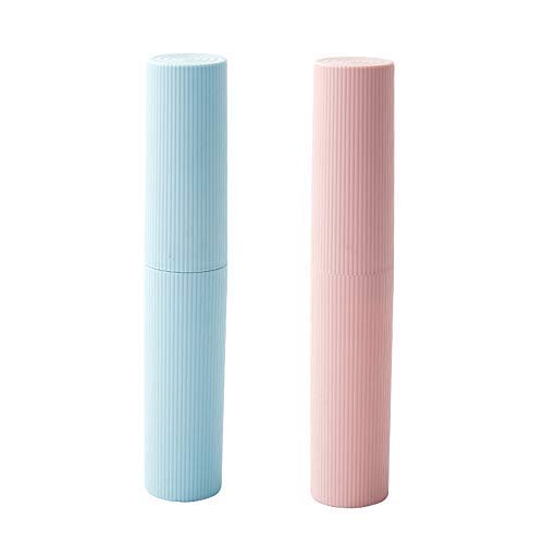 Toothbrush Case Holder Travel Plastic Slim Lightweight Tooth Brush Cup for Business Trip Outdoor Camping