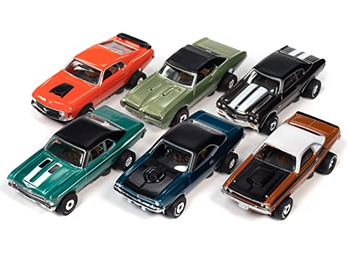 Auto World Thunderjet OK Used Cars 1969 Chevrolet Nova SS (Green) HO Scale Slot Car