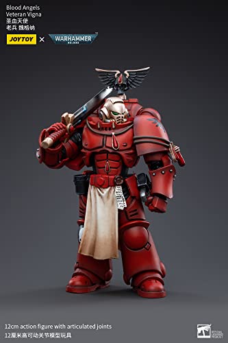 BLOOMAGE JOYTOY (BEIJING) TECH Warhammer 40k: Blood Angels Veteran Vigna 1:18 Scale Figure