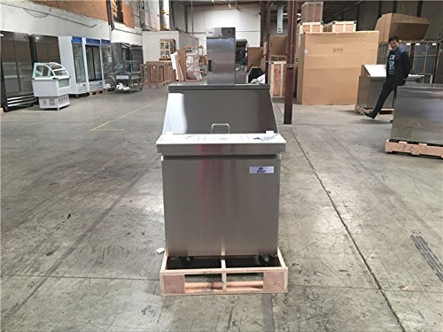 Commercial Refrigerated Sandwich Prep Table 1-door 27" NSF 5.7CF (Stainless Steel, 27.5"L, x 29.5"W, x 42.5"H) SCL-M1