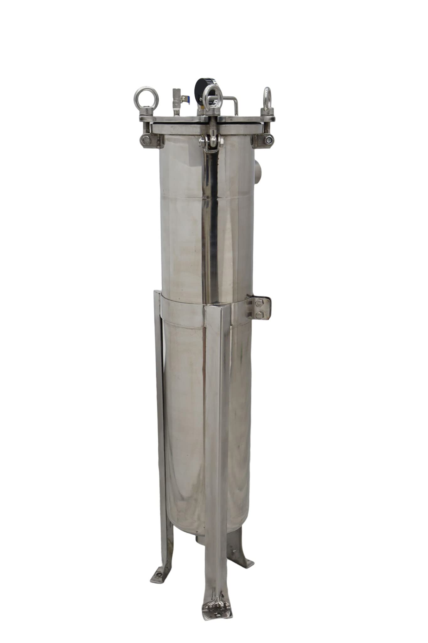 INTBUYING #2 Bag Filter Housing 304 Stainless Steel Bag Filter Housing 2inch NPT 50T/H Bag Water Filter Purification Equitment