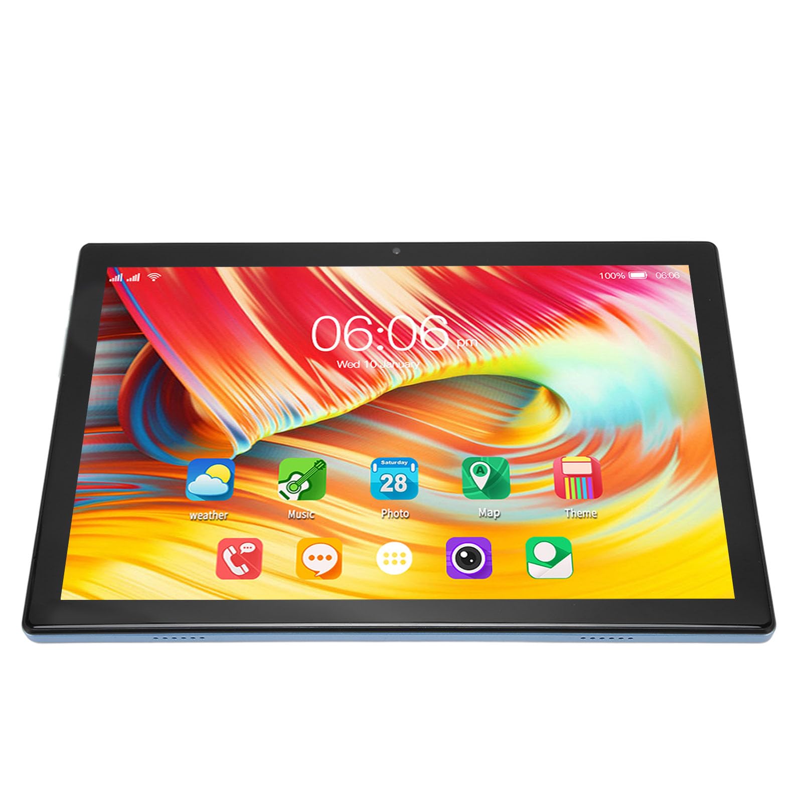 Airshi Business Tablet, 10.1 Inch FHD Gaming Tablet US Plug 100‑240V 8GB RAM 256GB ROM Dual Camera for School (#2)