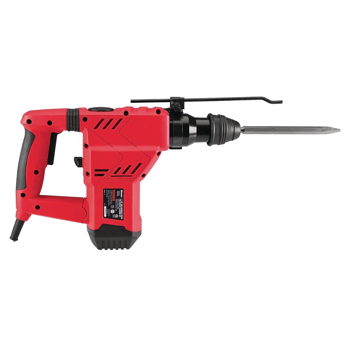 Bauer 1641E-B 1-1/8 Inch SDS Variable Speed 10 Amp Pro Rotary Hammer Kit featuring Anti-Vibration Handle