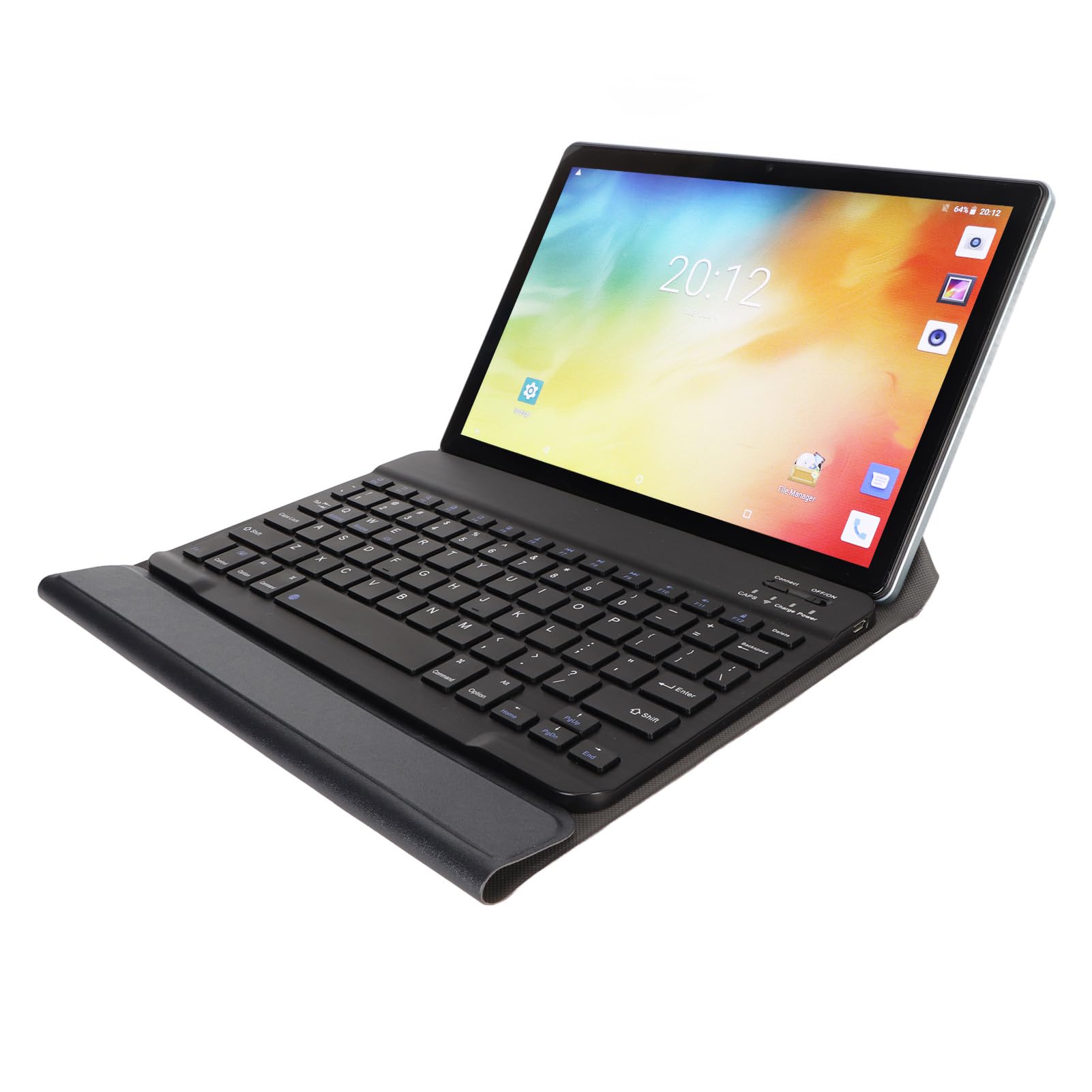 Airshi Computer Tablet, Front 8MP Rear 20MP 10.1in Tablet Gravity Sensor 100 to 240V 2 in 1 for Home for Android12.0 (#2)