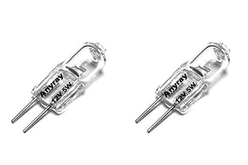 Anyray 2-Bulbs Oven Bulb 12V 5 WATT Replacement for 4452164