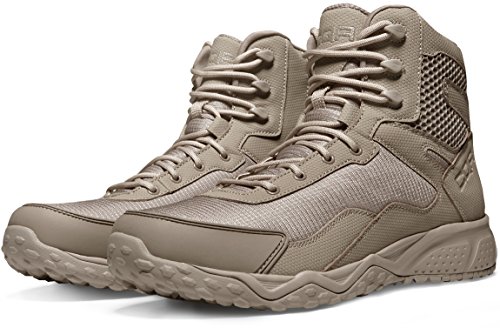 CQR Men's Military Tactical Boots, Lightweight 6 Inches Combat Boots, Durable EDC Outdoor Work Boots, No Zip Desert Sand, 13