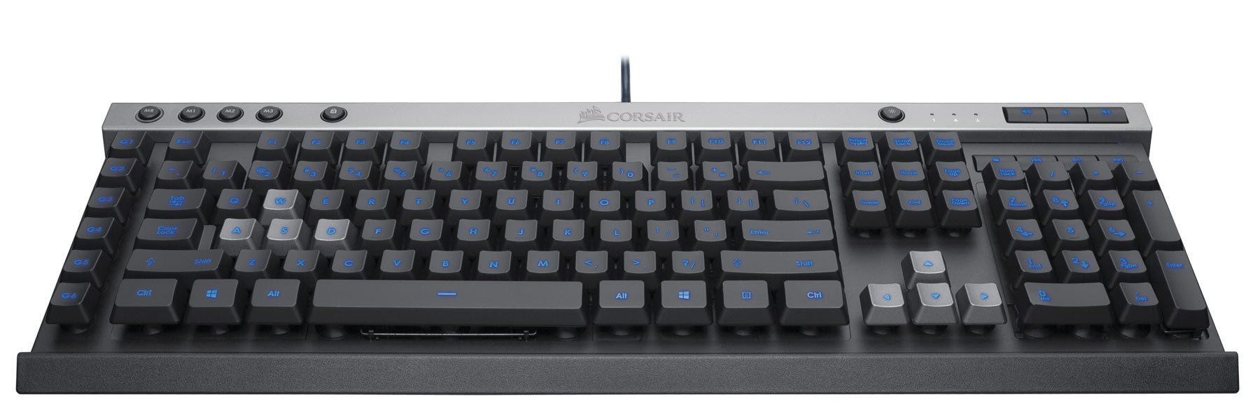 Corsair K40 Gaming Keyboard, 6 Programmable G Keys, Backlit Multicolor LED (CH-9000223-NA)