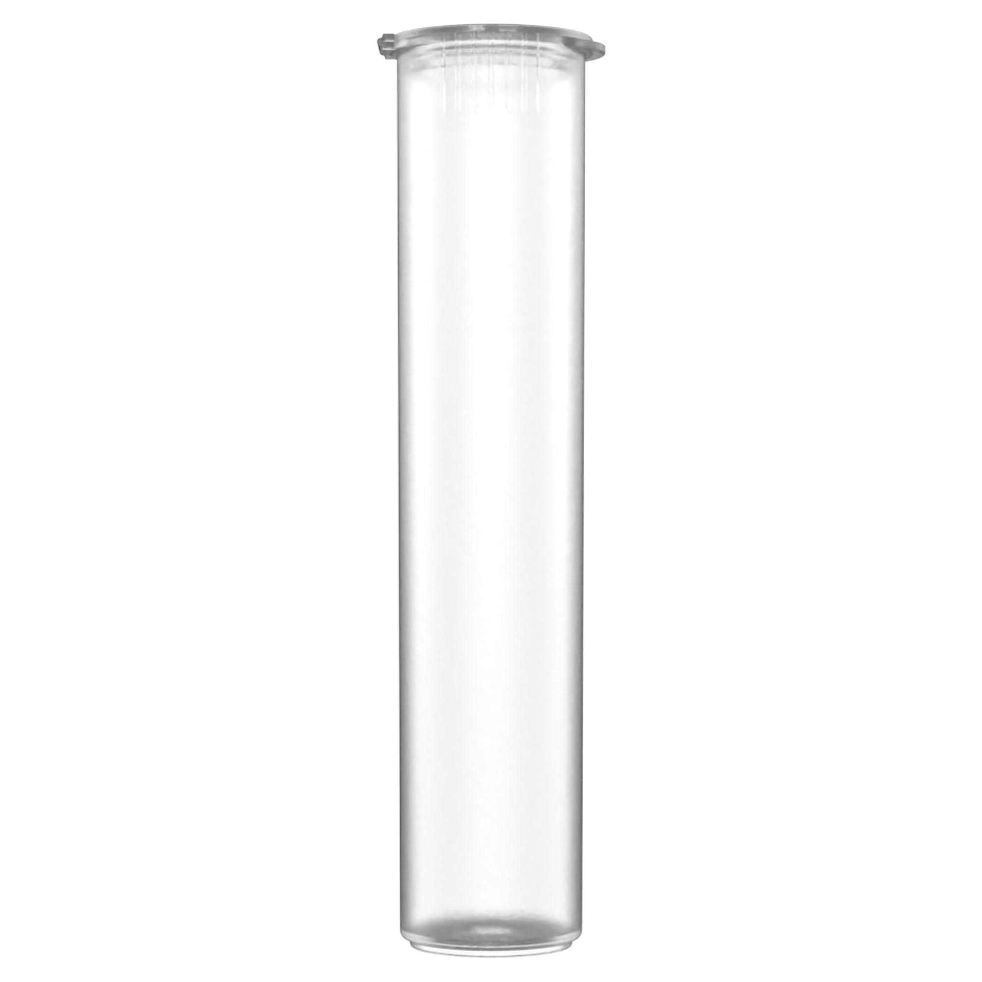 92mm CR Plastic Packaging Pop Top Tubes - Child Resistant Travel Holder Vial Containers - 700 qty (Clear)