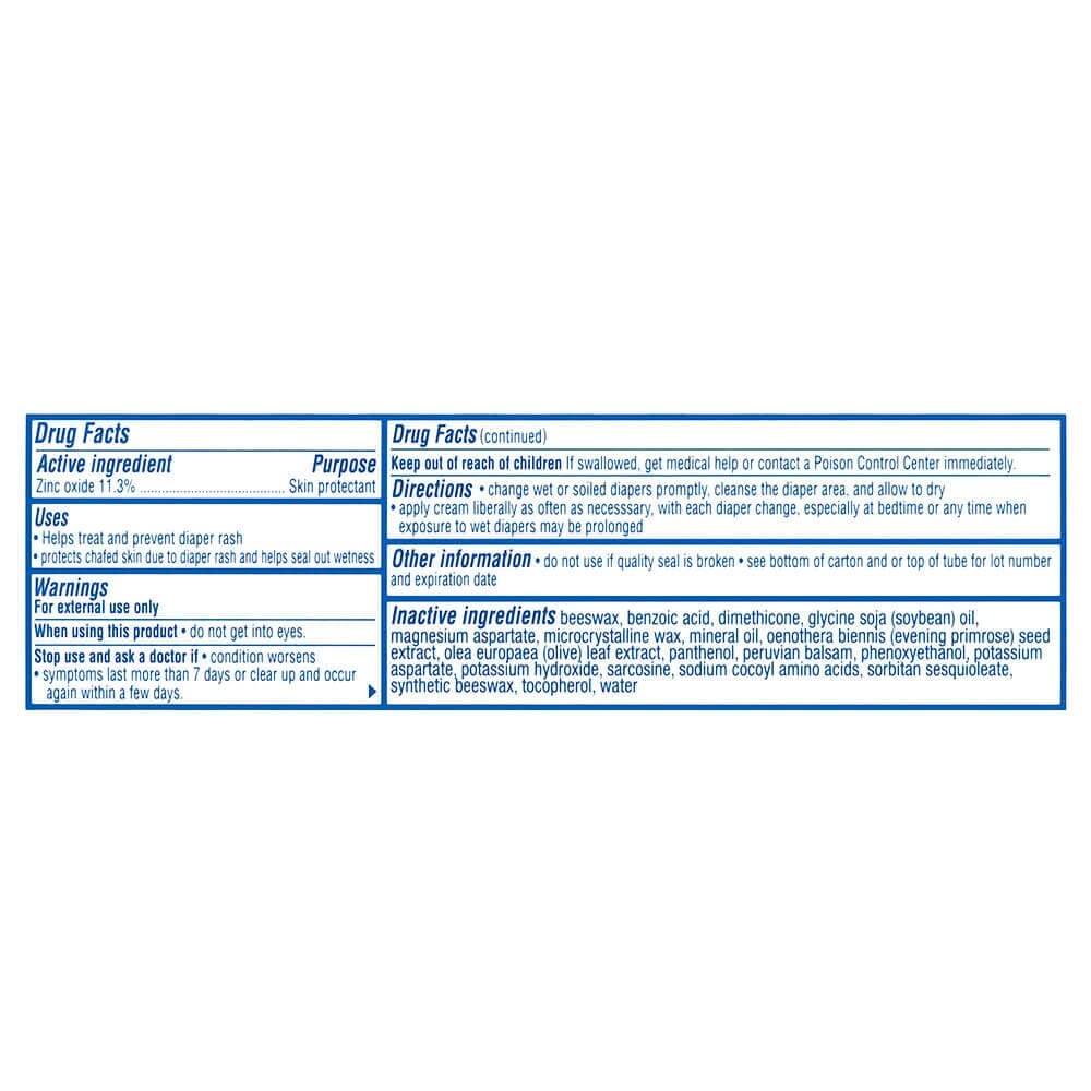 Balmex Zinc Oxide Diaper Rash Cream 4oz (3 Pack)