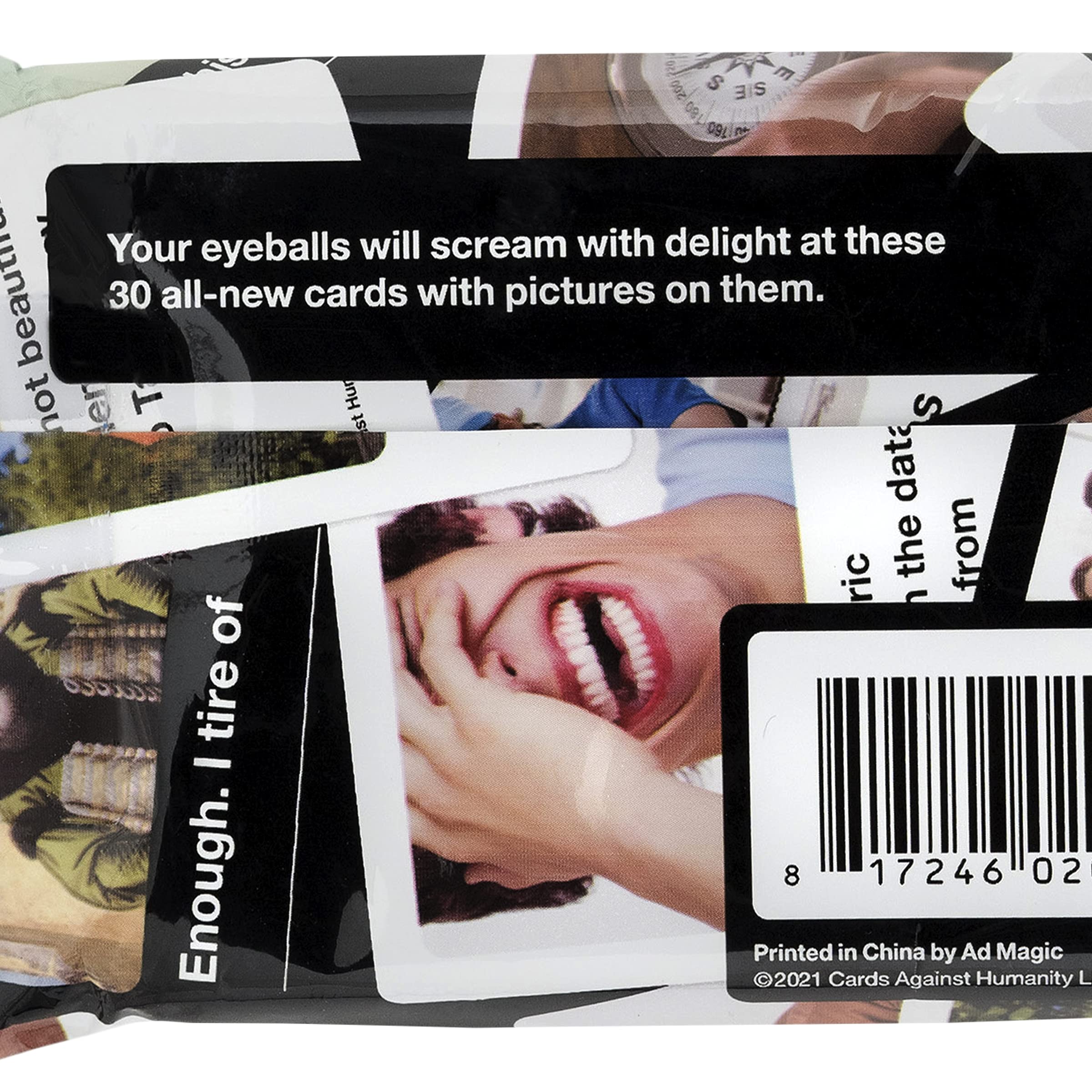 Cards Against Humanity: Picture Card Pack 1 • Mini Expansion • The Cards Have Pictures on Them!