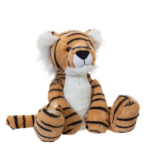 Apricot Lamb Toys Plush Classic Tiger Stuffed Animal Soft Cuddly Perfect for Child (Yellow Tiger, 8 Inches)