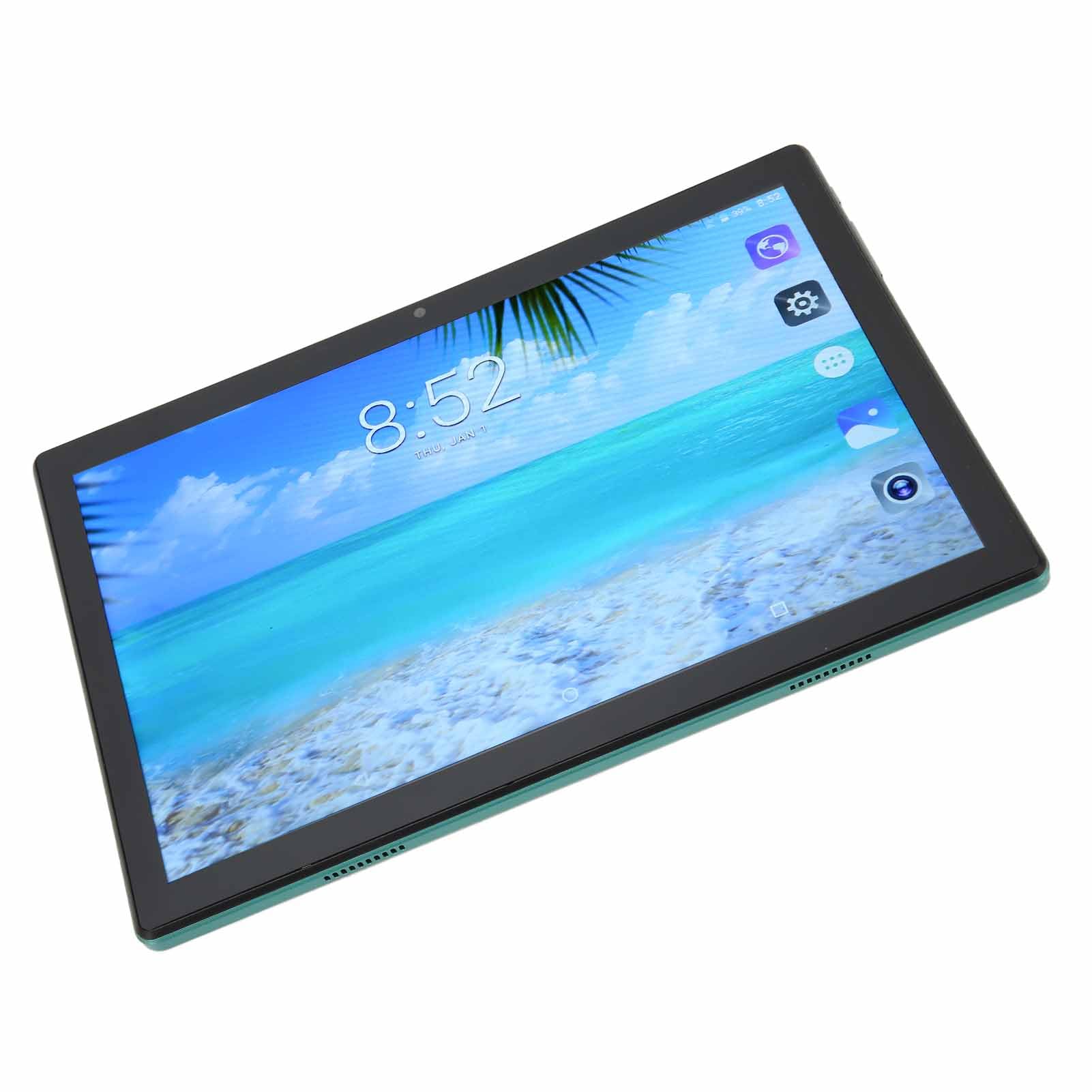 Airshi HD Tablet, 4G Network US Plug 100β240V 10.1 Inch Portable Tablet Support Fast Charging Dual Speakers for Work (Green)