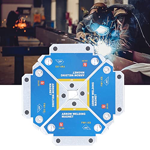 Arrow Welding Magnet Holder, 4Pcs Welding Magnetic Holder 28lbs Arrow Welder Magnet Fixing Holding Tool Set Kit, Metal Working Tools and Equipment