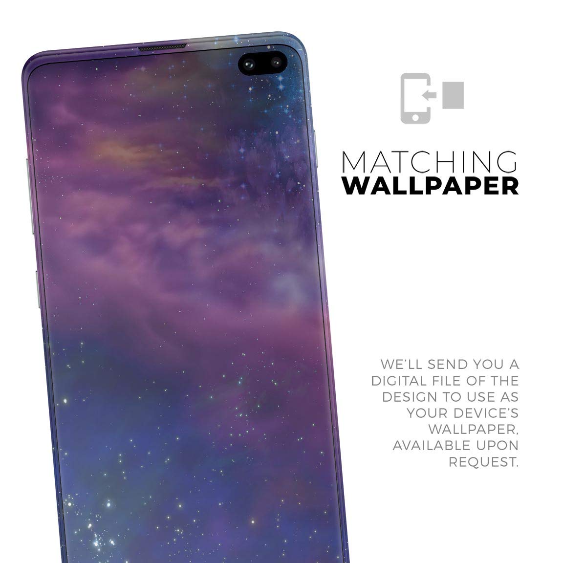 DesignSkinz Here's to Another Space Adventure Protective Vinyl Decal Wrap Skin Cover Compatible with The Samsung Galaxy S20 (Screen Trim & Back Glass Skin)
