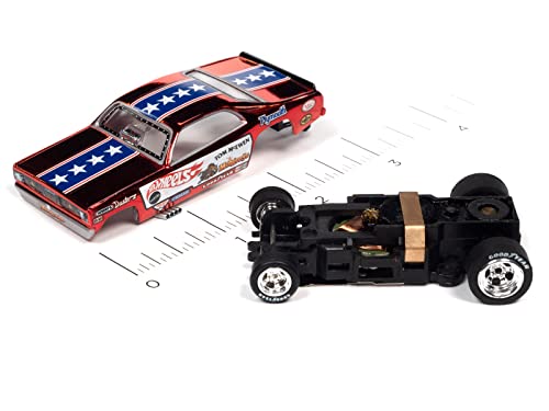 Auto World 4Gear R26 Tom The Mongoose McEwen - 1970 Plymouth Duster HO Scale Slot Car