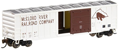 Bachmann Trains - ACF 50'-6" OUTSIDE BRACED SLIDING DOOR BOX CAR - McCLOUD RIVER - N Scale (19660)