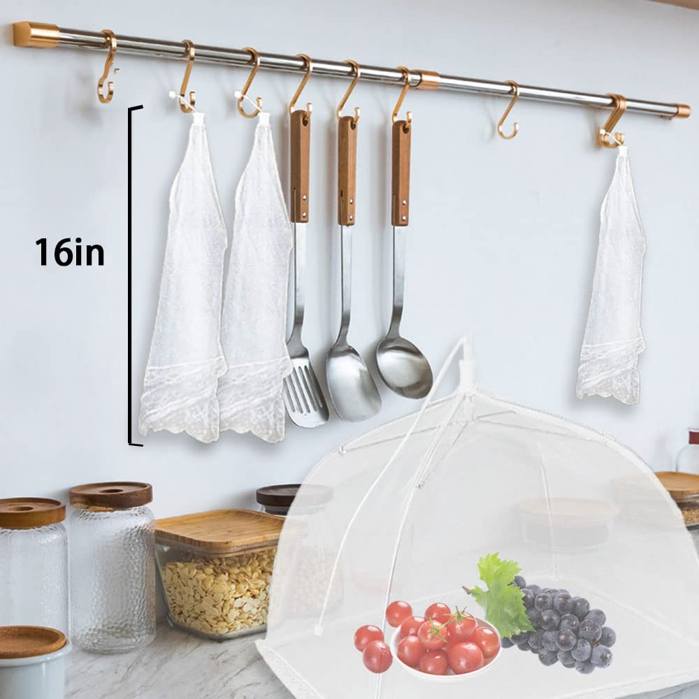 3 Pack Food Covers for Outside, Pop-Up Collapsible High-Density Mesh Tent to Keep out Flies, Mosquitoes, Suitable for Picnic, Party Catering Kitchen, Restaurant