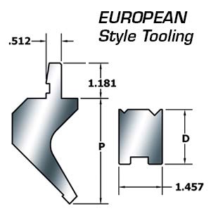 Versatility - 5 Drawer Press Brake Cabinet for European Style Tooling with Mobile Base, VT-23000