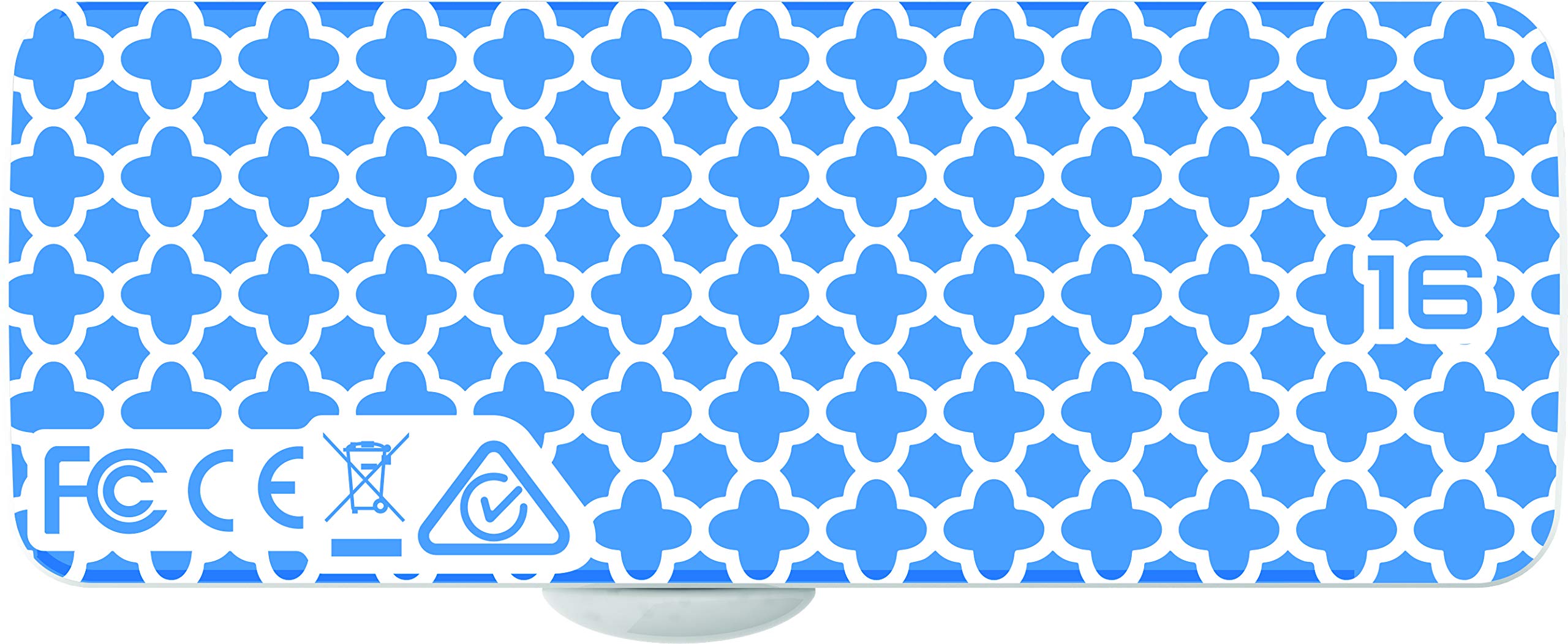 Emtec M700 Wallpaper Flash Drive, 16GB, Blue Tile - ECMMDD16GM710WP10