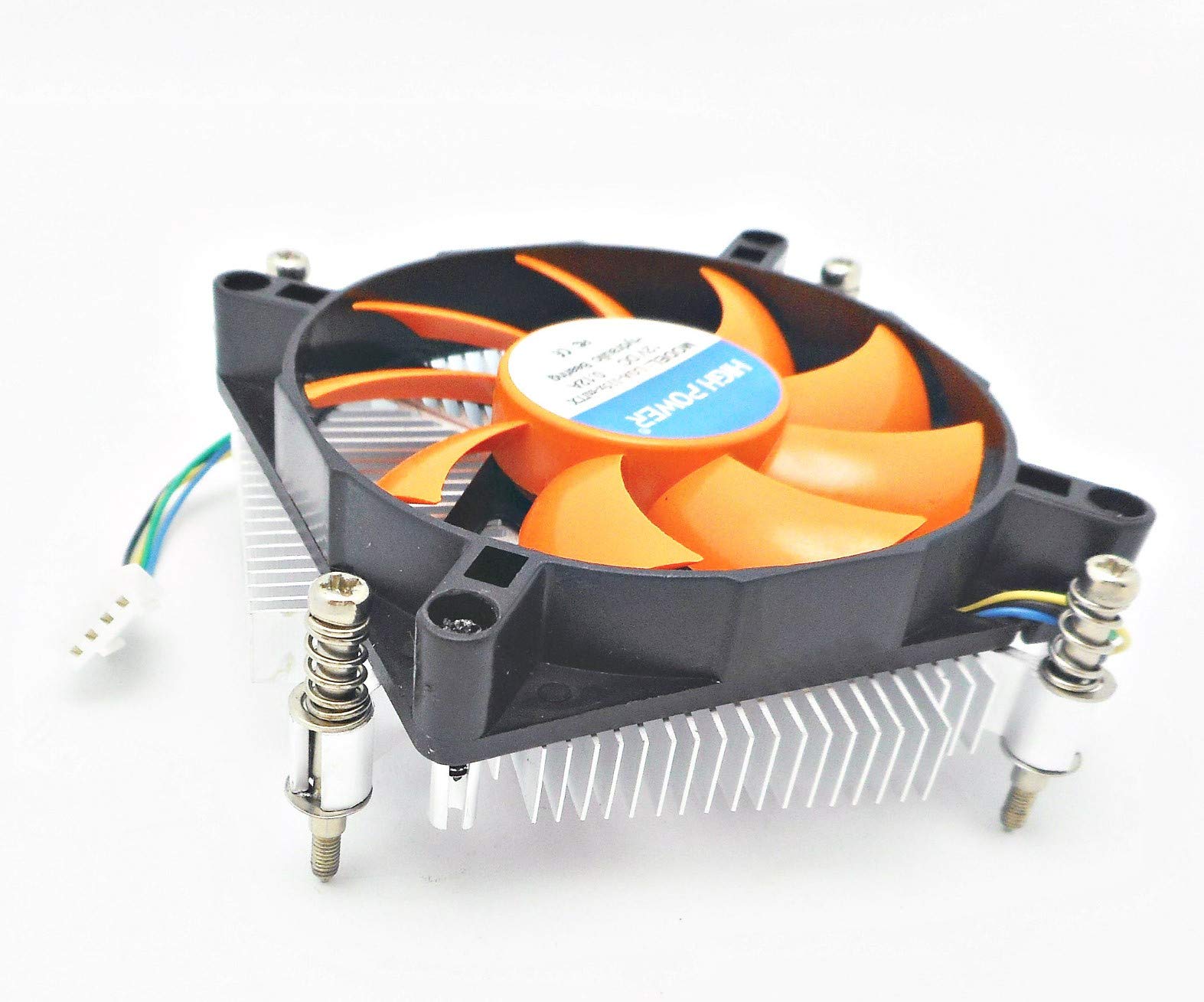HIGH POWER® LGA-115x-mITX 1U Low-Profile Quiet 80mm Intel LGA 1150 1151 1155 1156 CPU Cooling Fan Mini ITX Micro ATX mITX PC i5 i7 Processor Cooler