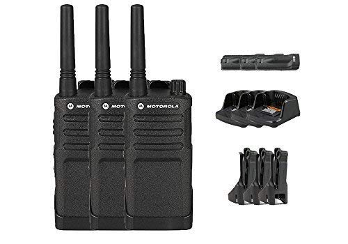 3 Pack of Motorola RMU2040 Business Two-Way Radio 2 Watts/4 Channels Military Spec 20 Floor Range