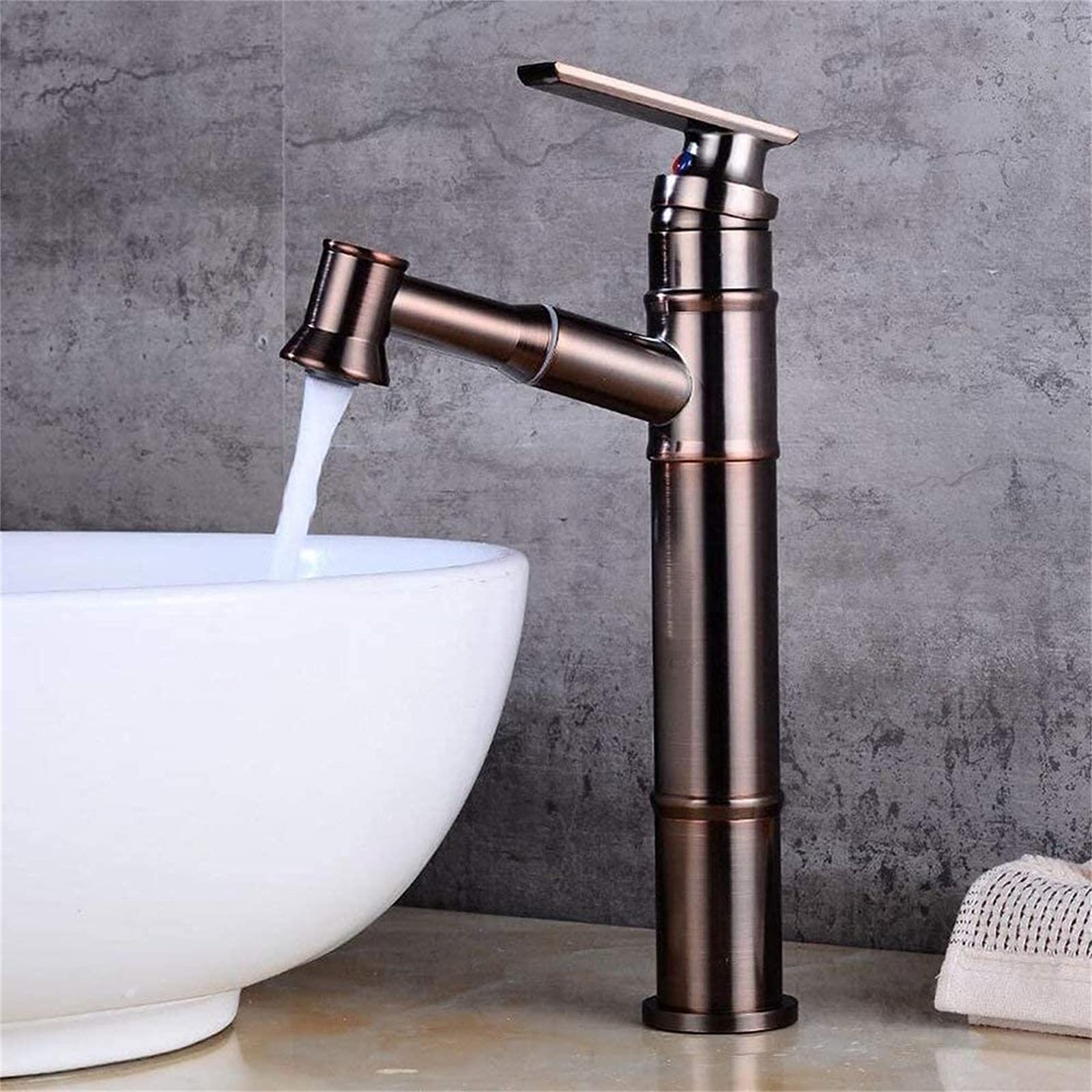 CHLDDHC Brass Bathroom Tap Retro Expandable with Removable Hand Blade Faucet Single Line Mixer Kitchen Faucet Bathtub Faucet