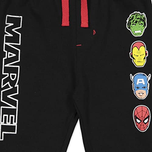 Marvel Avengers Toddler Boys 2 Pack Pants Black/Light Grey 3T