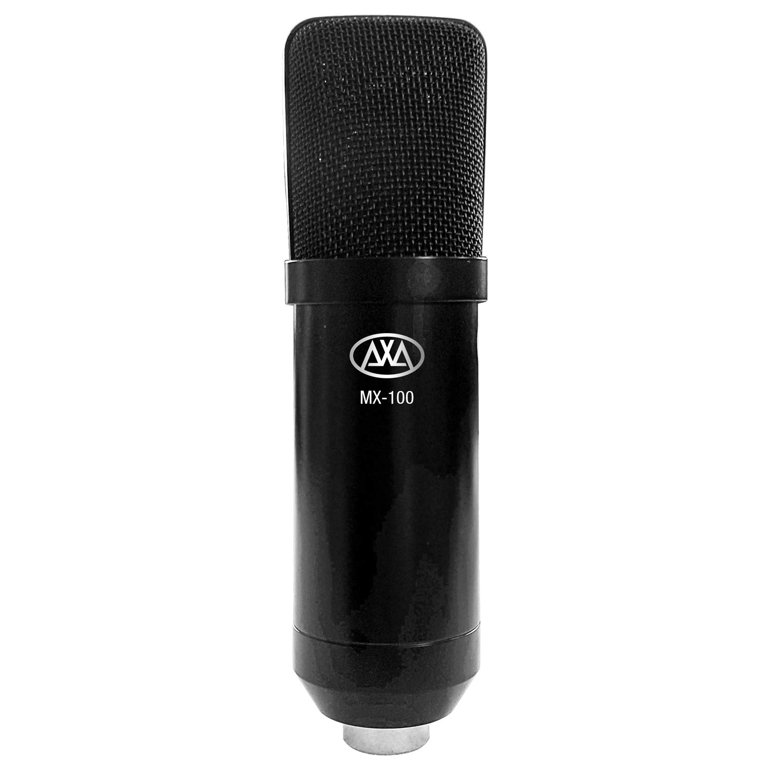AxcessAbles MX-100 Professional Cardioid Studio Condenser XLR Microphone with AxcessAbles SF-101 Half Dome Isolation Shield for Streaming & Studio Recording
