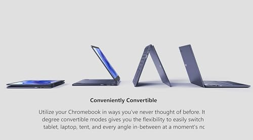 acer Chromebook Spin 714 CP714-1WN-53M9 Laptop Intel Evo Intel Core i5-1235U 14" 1920x1200 IPS Touch Display 8GB LPDDR4X 256GB SSD Wi-Fi 6E FHD MIPI Webcam Backlit Keyboard Chrome OS