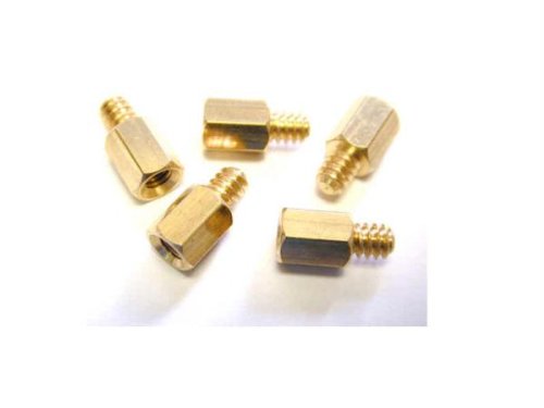 StarTech.com Replacement PC Mounting #6-32 to M3 Metal Jack Screw Standoff 50 Pack (SCREWNUTM)