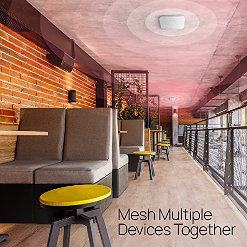 EnGenius EWS357AP WiFi 6 AX1800 2x2 Gigabit Wireless Access Point with 1Gbps Port, OFDMA, MU-MIMO, PoE+, WPA3, 1GB RAM, License-Free Management Tools (Power Adapter Not Included)
