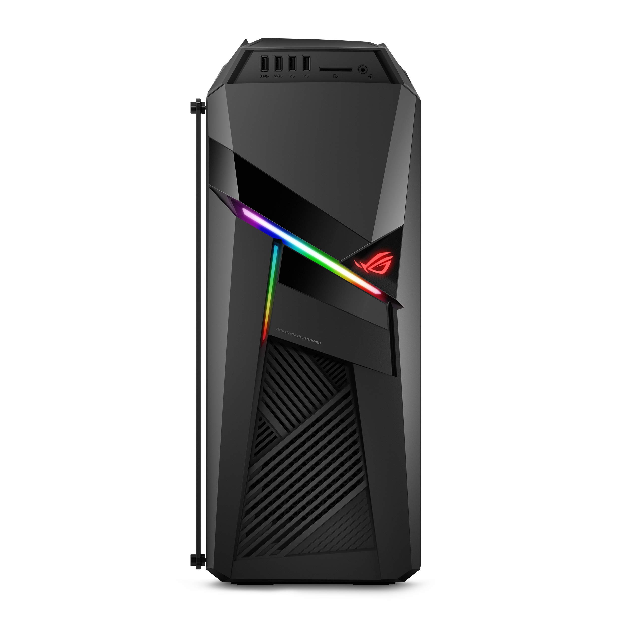 ROG Strix GL12 Gaming Desktop, Overclocked 9th Gen Intel Core i7-9700K, NVIDIA GeForce RTX 2080 8GB, 16GB DDR4 RAM, 512GB SSD + 1TB HDD, Windows 10 - GL12CX-DS781