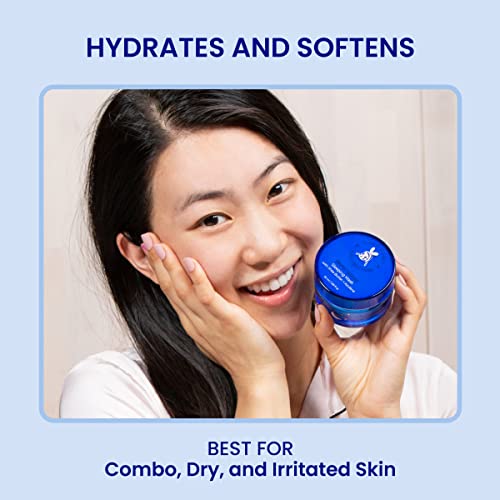 FACETORY Moon Velvet Sleeping Mask Moisturizer with Shea Butter and Azulene - Improve Dry, Irritated, and Dehydrated Skin - Nourishing, Calming, Moisturizing, 50 ml/ 1.69 fl oz