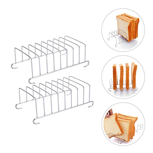 6pcs Fit Home Electric Stockpot Canning Accessory Food Oven Drying Baking Silver Rack Bread Fryer Pancake Accessories Cross Holder Tool Pressure Wire Stainless Steaming Cooking