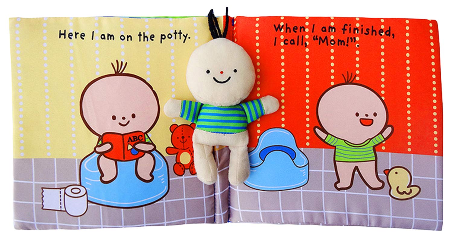 Xiaoyu Soft Books for Newborn Babies, Soft Activity Baby Book, Educational Toy for Boy & Girl, Touch and Feel Activity, Bedtime Story, Potty