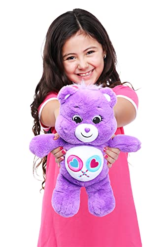 Care Bears Share Bear Stuffed Animal, 14 inches , Purple