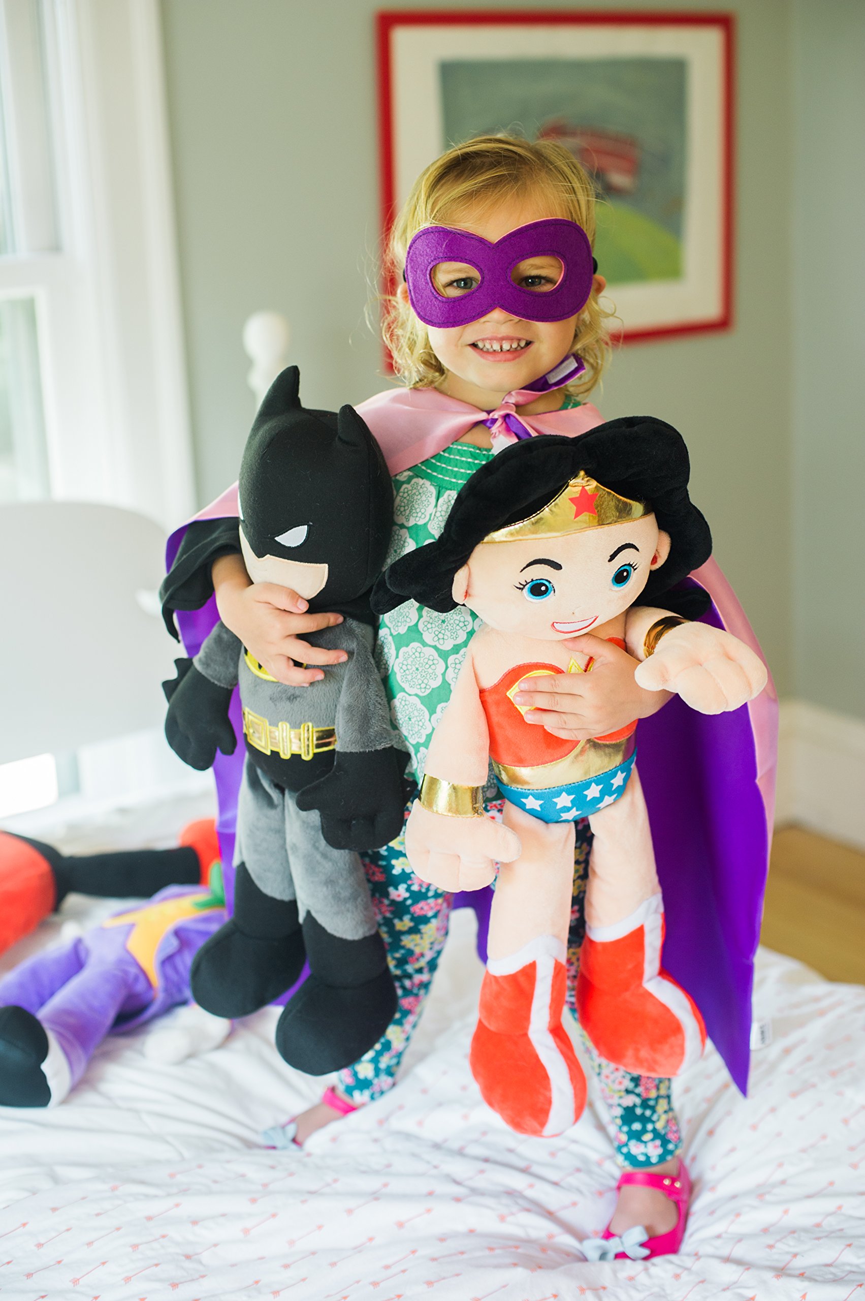 Animal Adventure | DC Comics Justice League | Wonder Woman.| 21" Collectible Plush, Blue/Red/Gold, Original - 21" (52687)