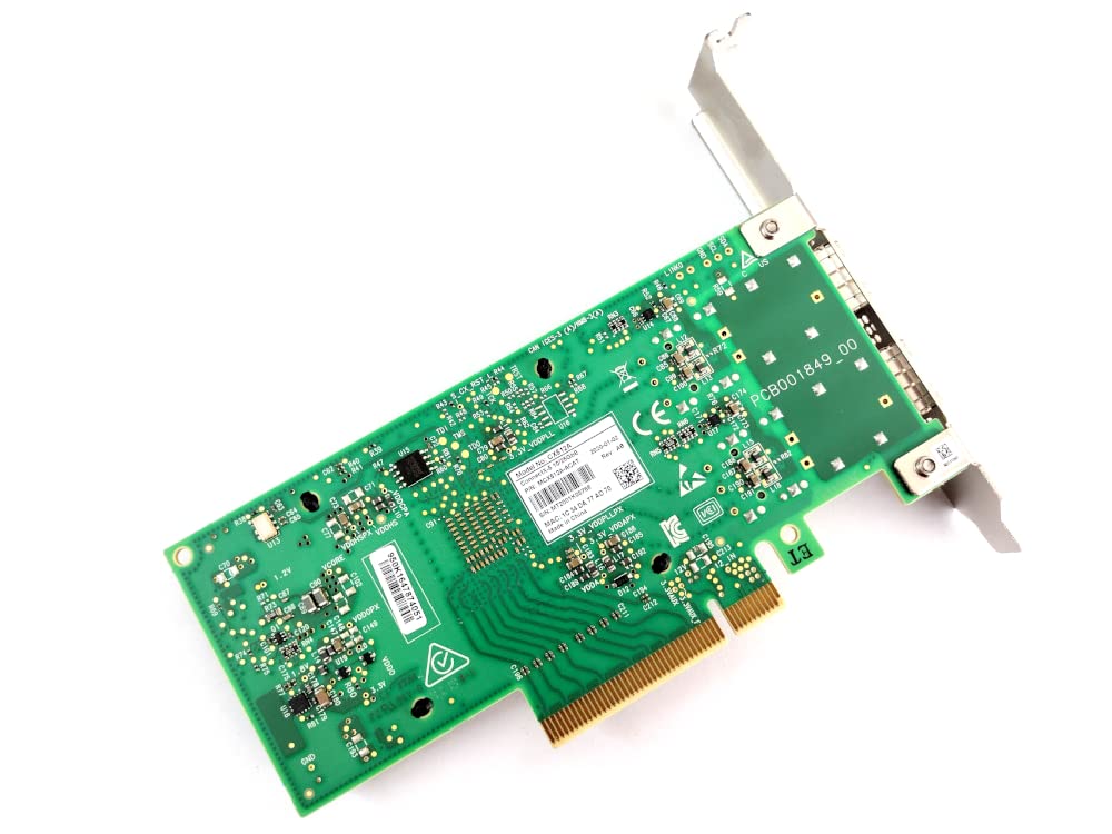Mellanox Technologies MCX512A-ACAT CONNECTX-5 EN Network Interface Card, 25GBE Dual-Port SFP28, PCIE3.0 X8, Tall BR