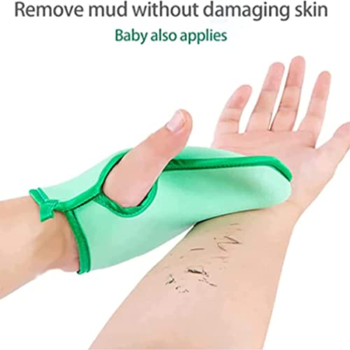 AAOCLO Upgraded Exfoliating Glove, Dead Skin Exfoliating Glove, Exfoliating Bath Sponge, Exfoliating Bath Gloves for Shower, Bath Cleaning Tool