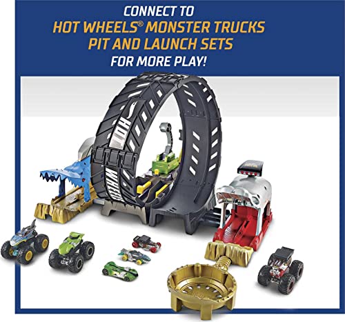 Hot Wheels Monster Truck Epic Loop Challenge Play Set with Truck and car