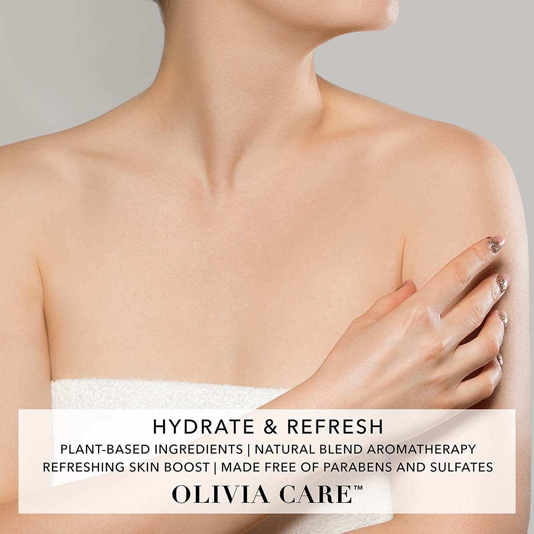 Olivia Care Body Mist Trio, 3 Scents: Lotus Blossom, Sugared Rose, Sweet Clementine (3 Bottles Total (1 of Each Scent))